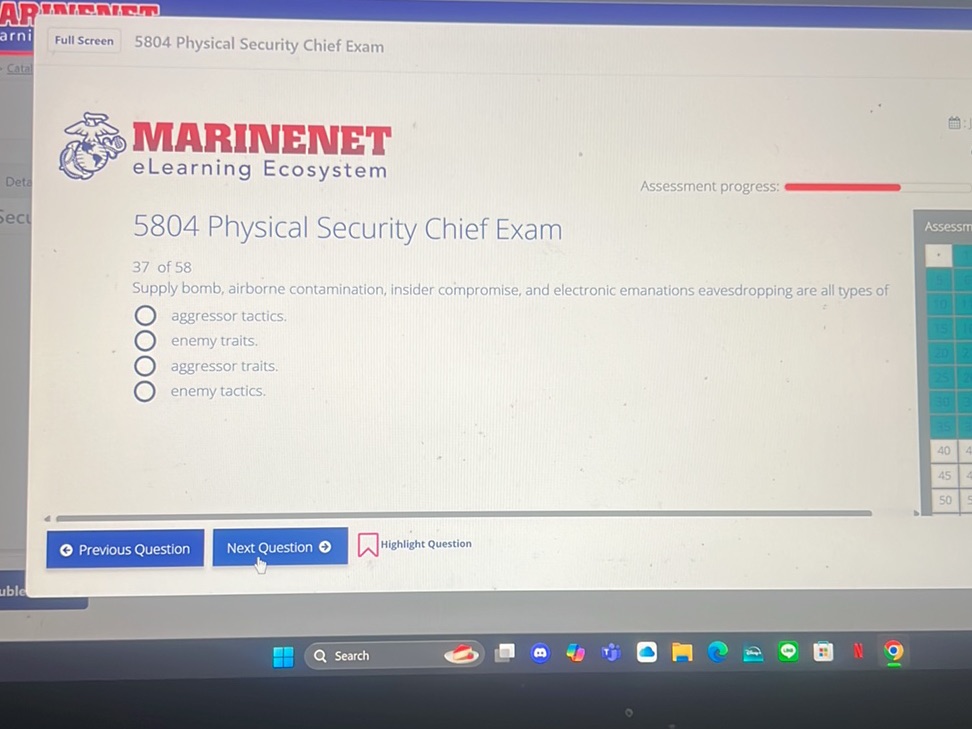 Supply bomb, airborne contamination, insider | StudyX