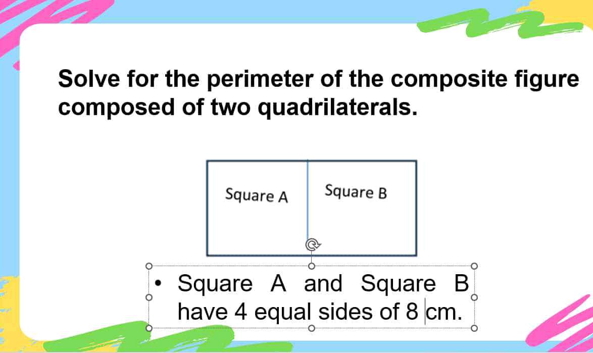 Solve for the perimeter of the composite