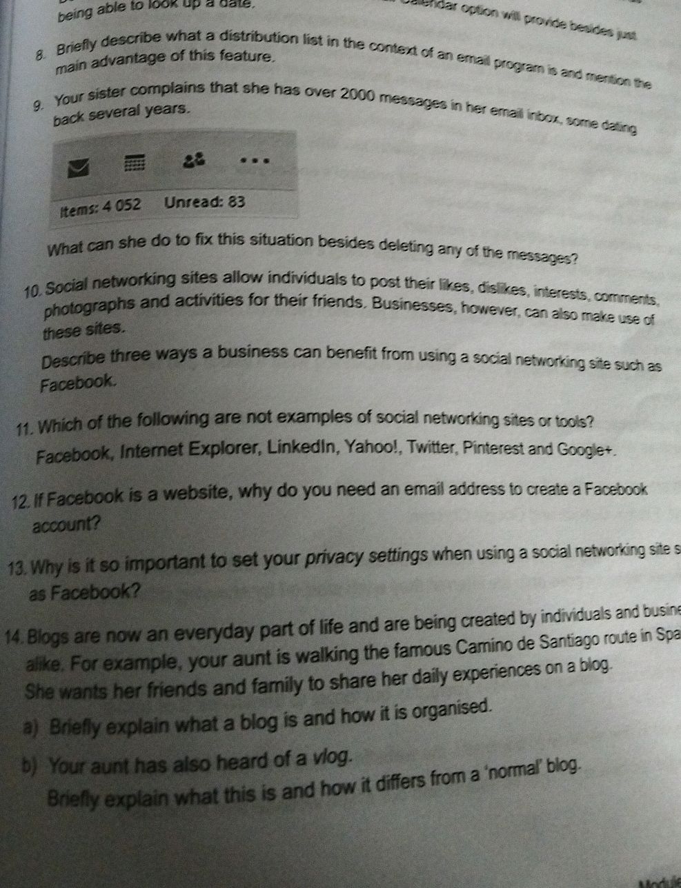 8. Briefly describe what a distribution list | StudyX