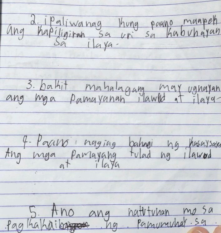 2. ipaliwanag kung paano maapektuhan ang | StudyX