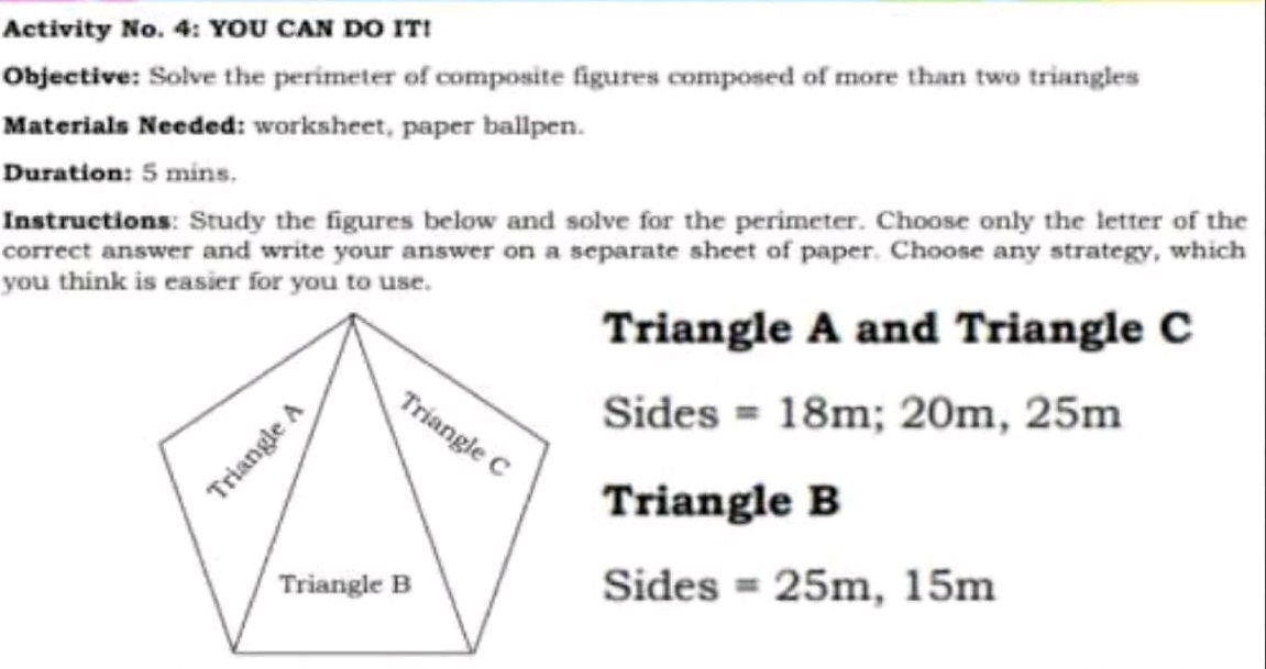 Solve the perimeter of composite figures | StudyX