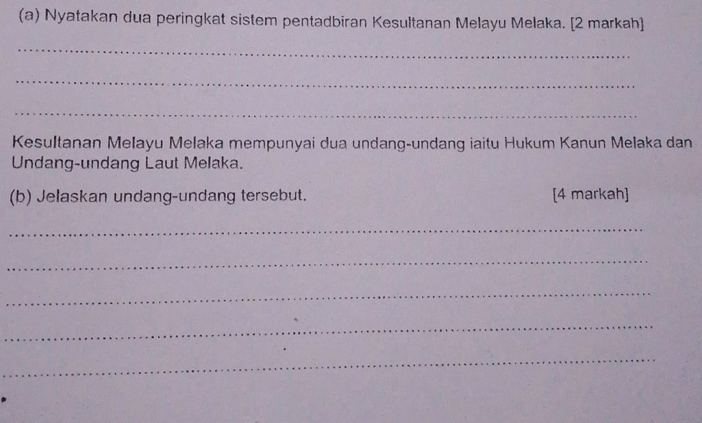 (a) Nyatakan dua peringkat sistem | StudyX