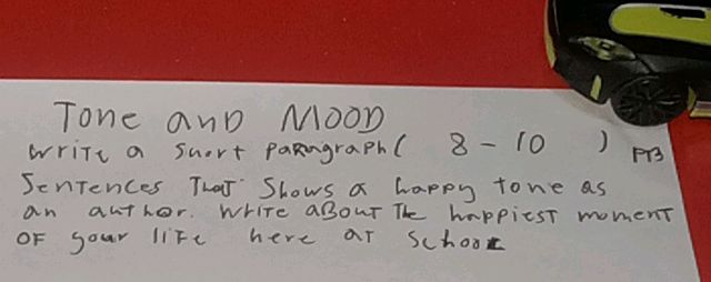 Tone and MOOD write a short paragraph (8-10) | StudyX