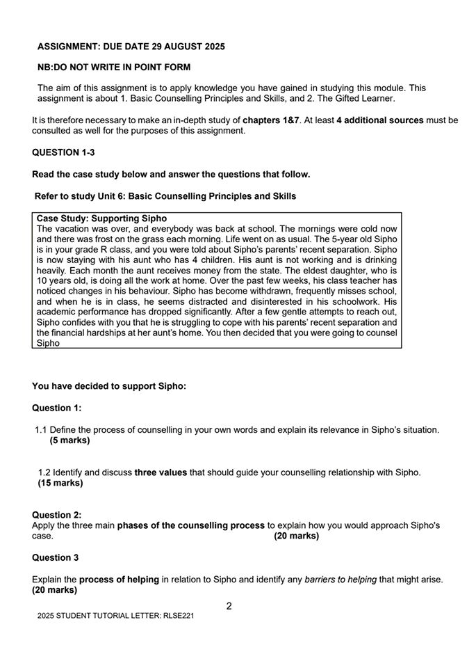 Read the case study below and answer the | StudyX