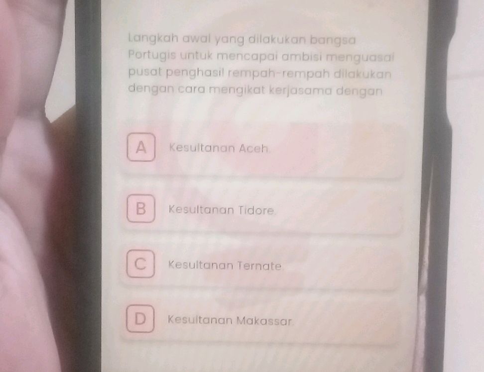 Langkah awal yang dilakukan bangsa Portugis | StudyX