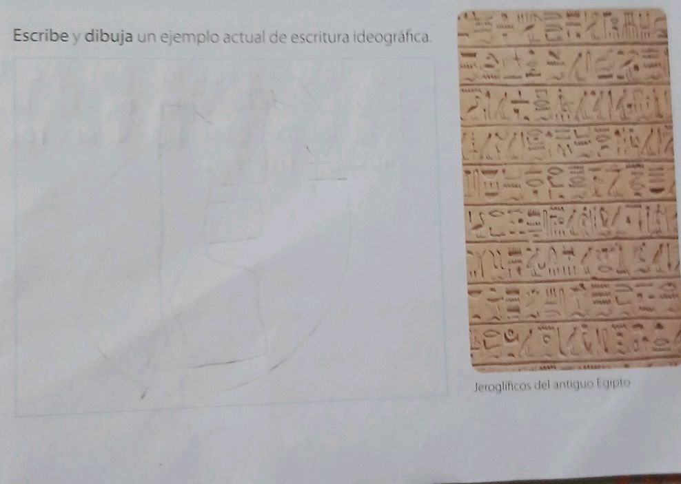 Escribe y dibuja un ejemplo actual de | StudyX