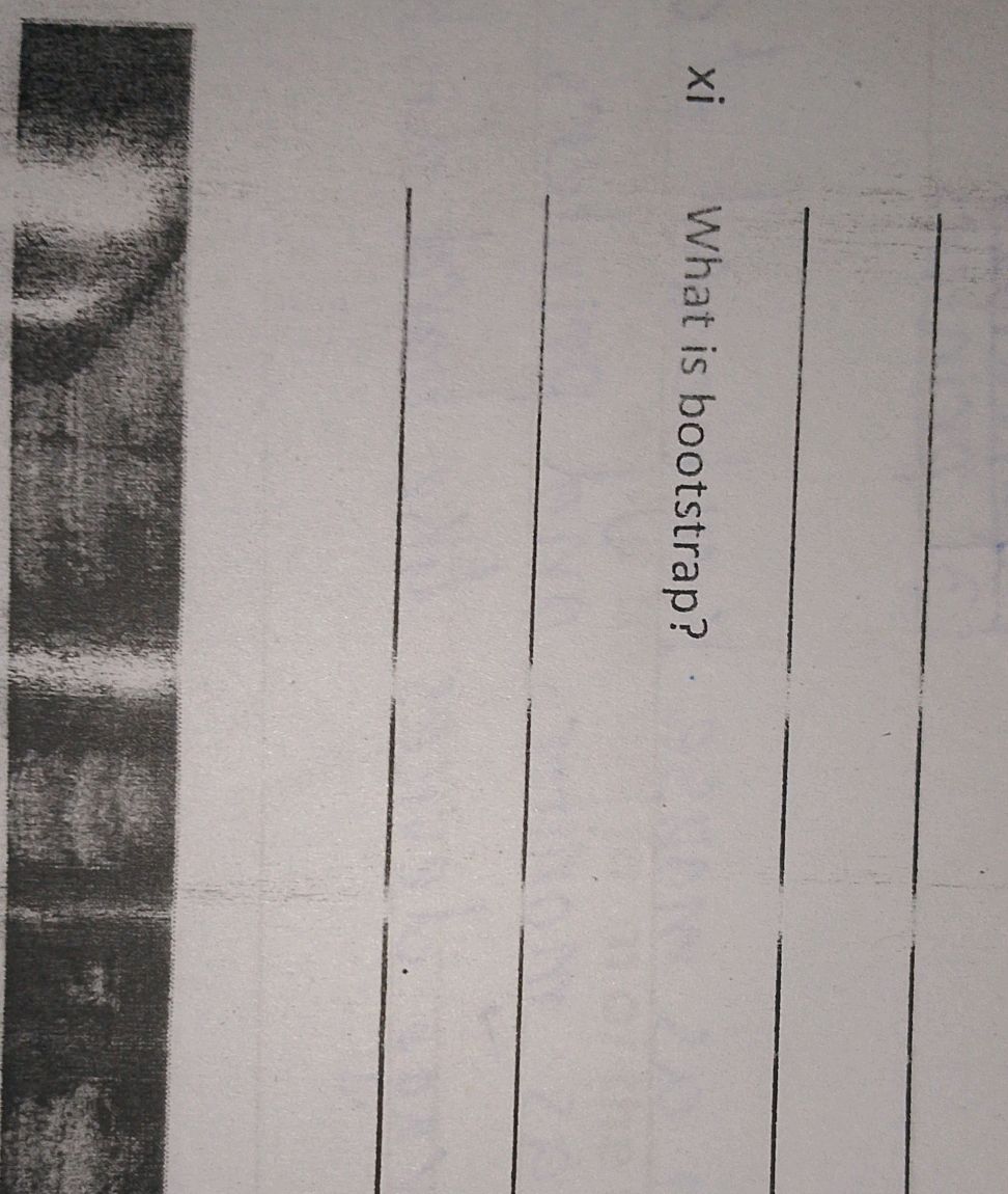 What is Bootstrap? | StudyX