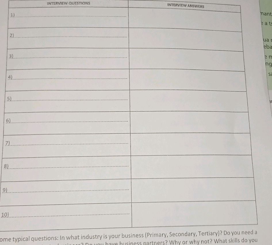 INTERVIEW QUESTIONS | INTERVIEW ANSWERS -- | | StudyX