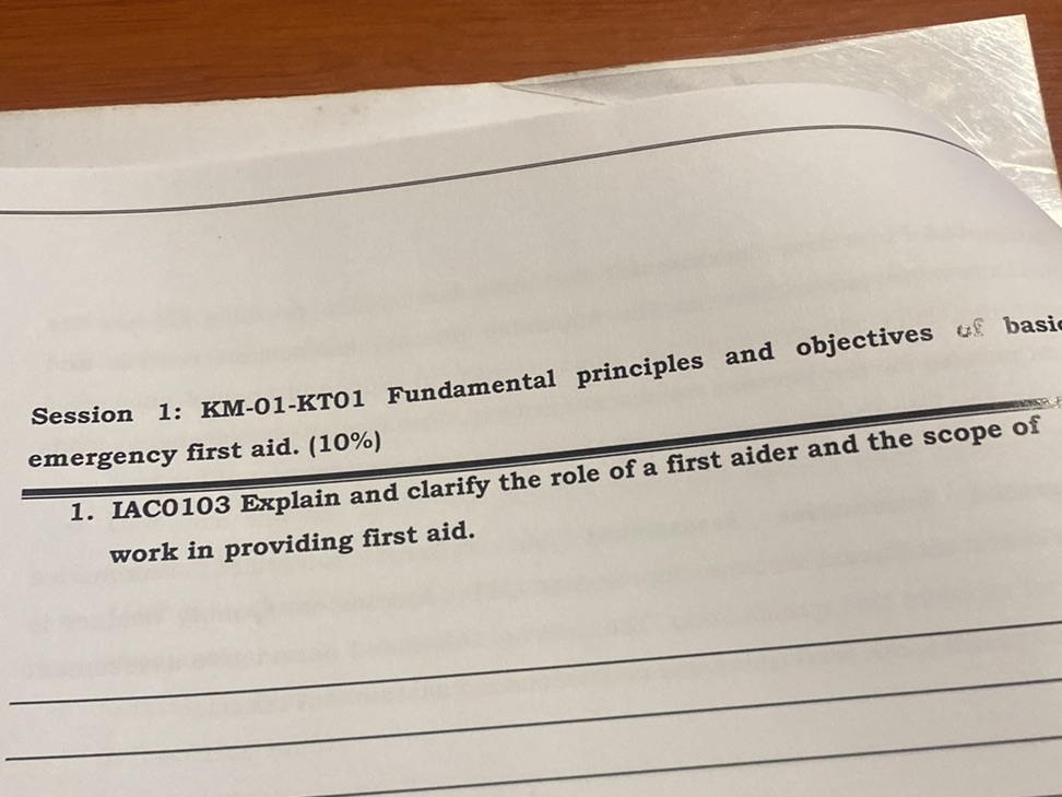 Session 1: KM-01-KT01 Fundamental principles | StudyX