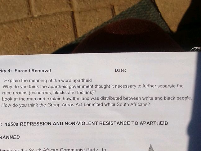 Explain the meaning of the word apartheid | StudyX