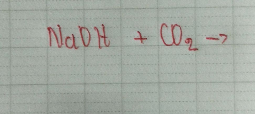 NaOH and CO2 reaction | StudyX