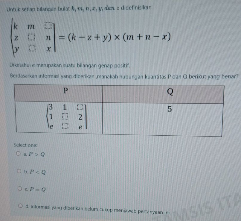 Untuk setiap bilangan bulat $k, m, n, x, y, | StudyX