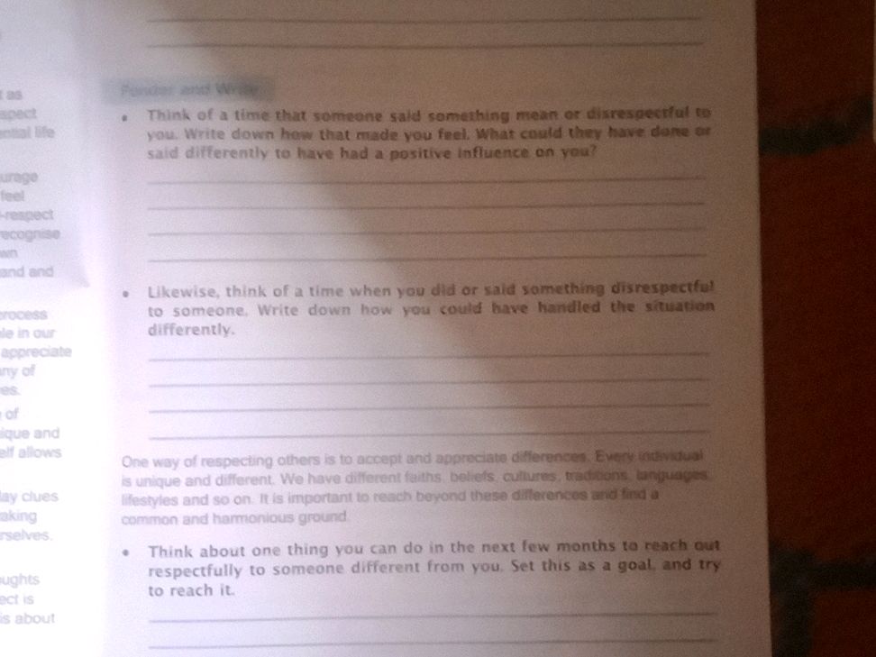 Think of a time that someone said something | StudyX