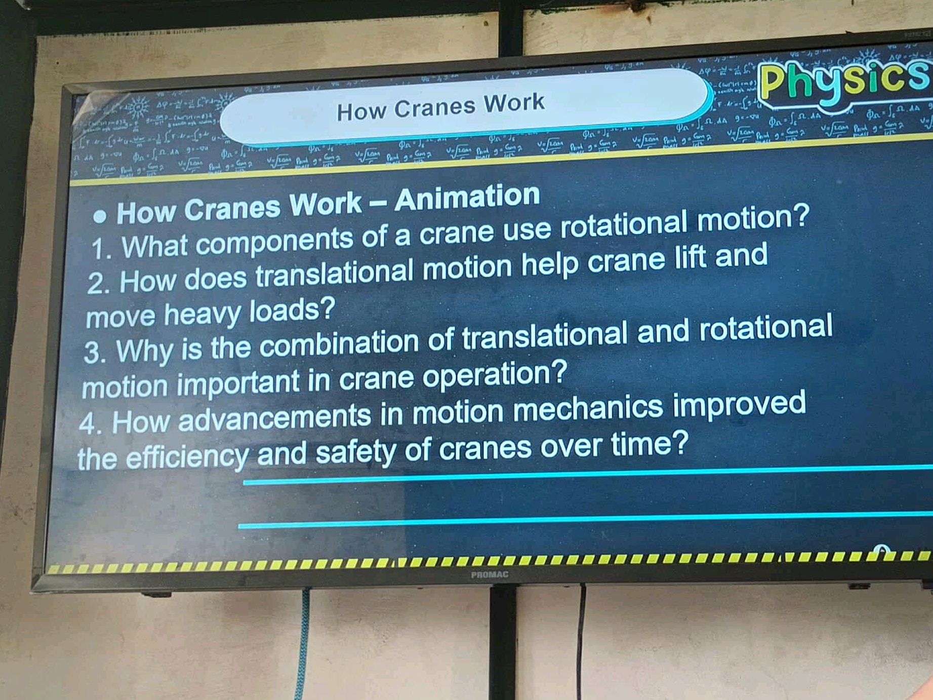 How Cranes Work - Animation 1. What | StudyX