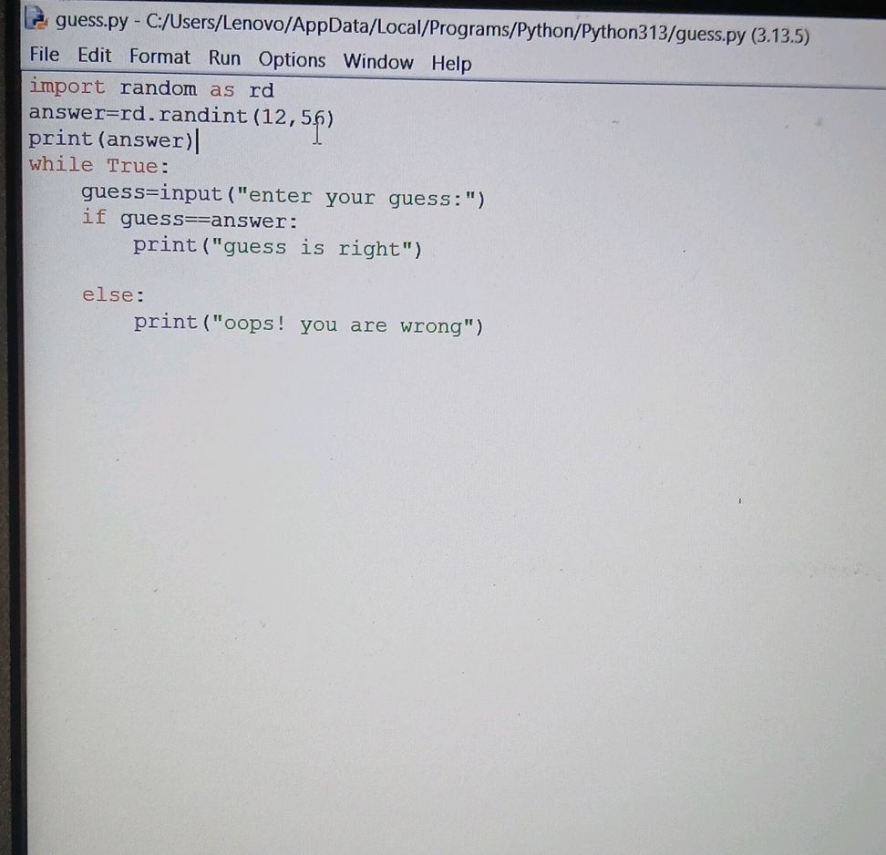 ```python import random as rd | StudyX