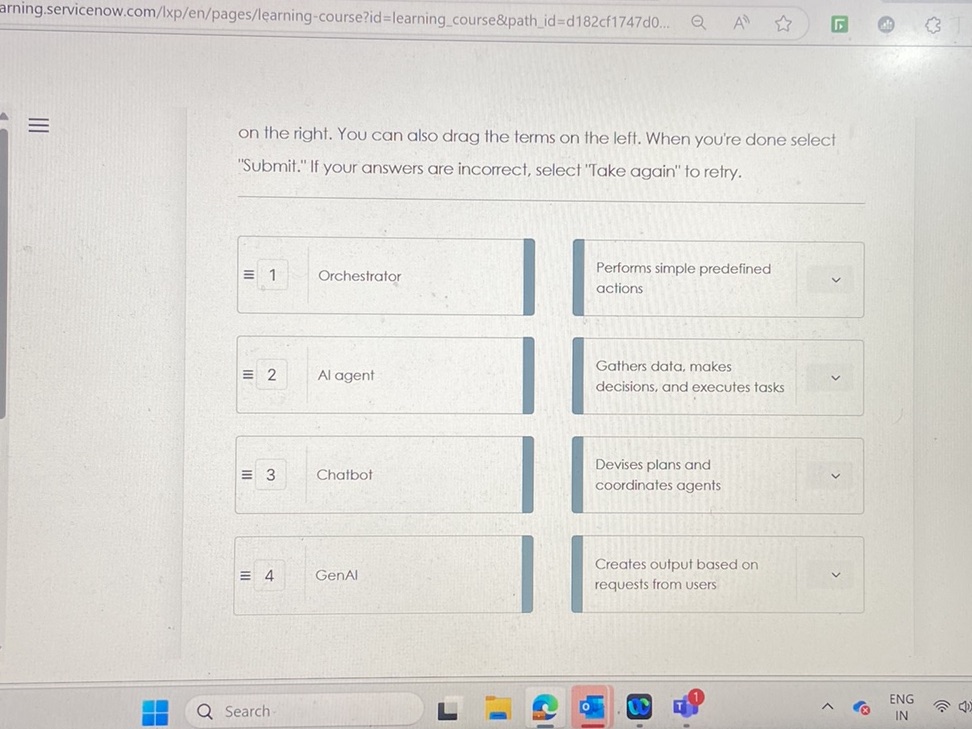 Match the terms on the left with their | StudyX