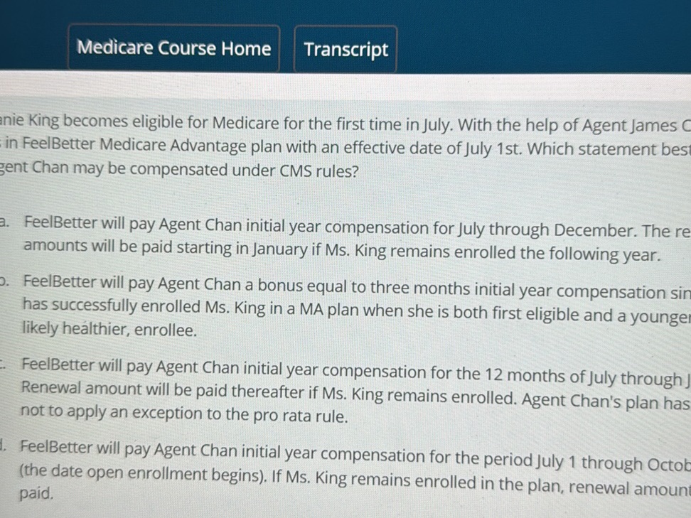 Janie King becomes eligible for Medicare for