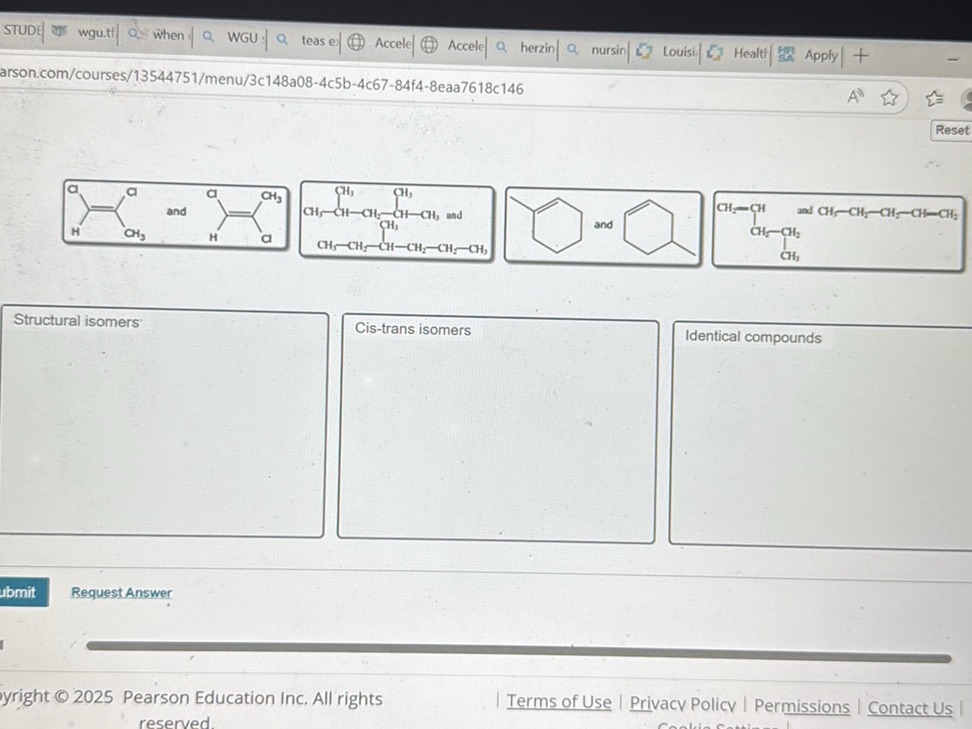 Match the following structures to the | StudyX