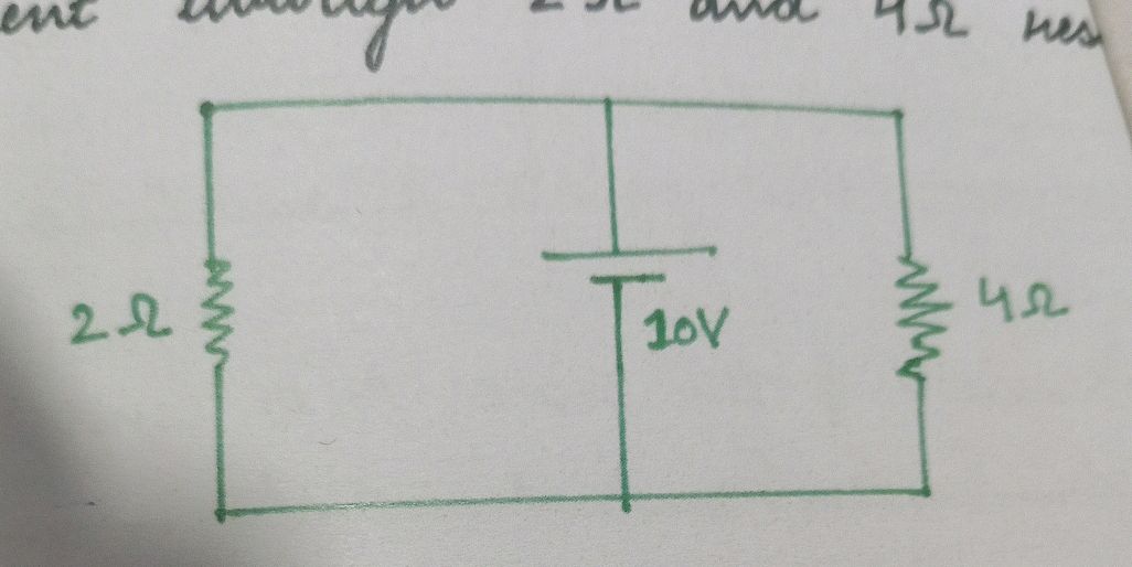 A circuit diagram is shown with a 10V | StudyX