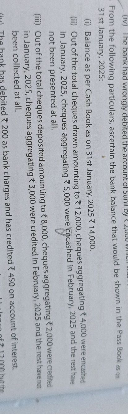 From the following particulars, ascertain | StudyX