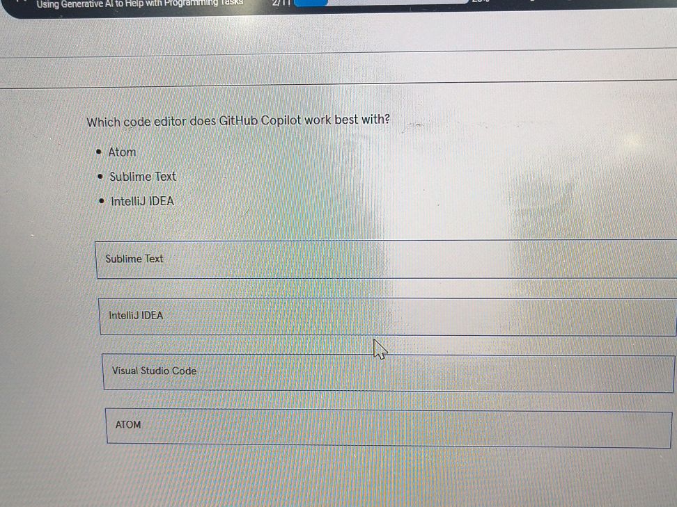 Which code editor does GitHub Copilot work | StudyX