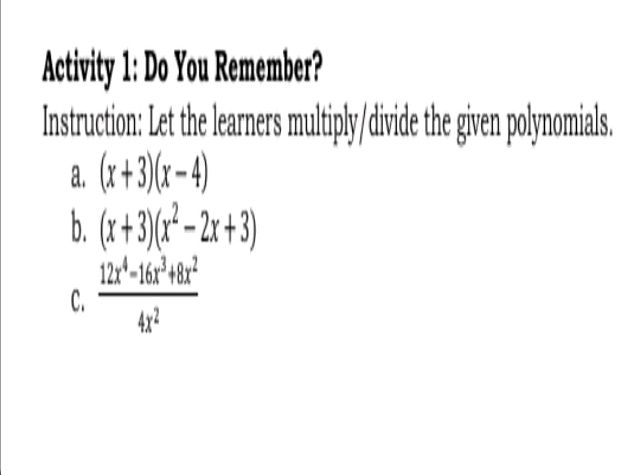 Instruction: Let the learners | StudyX