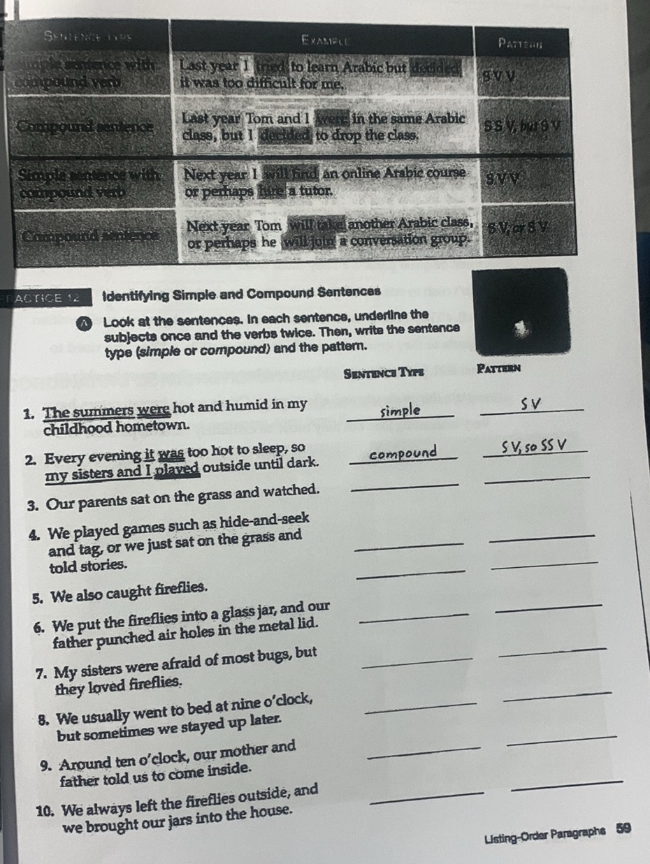 Identifying Simple and Compound Sentences | StudyX