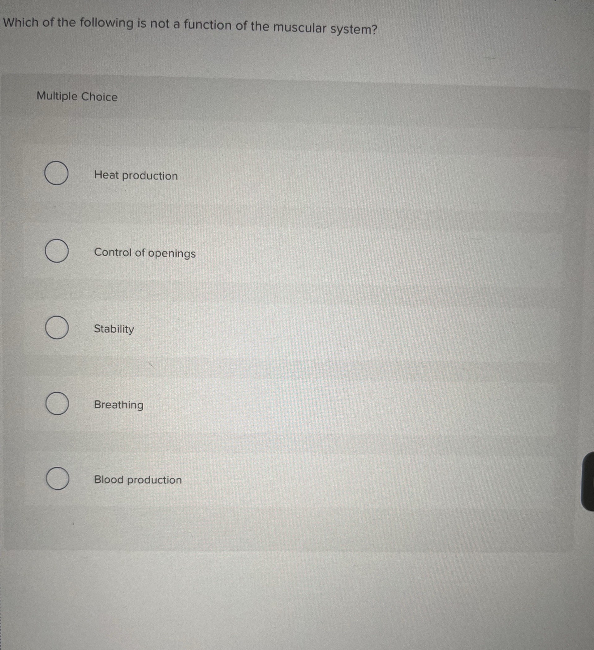 Which of the following is not a function of | StudyX