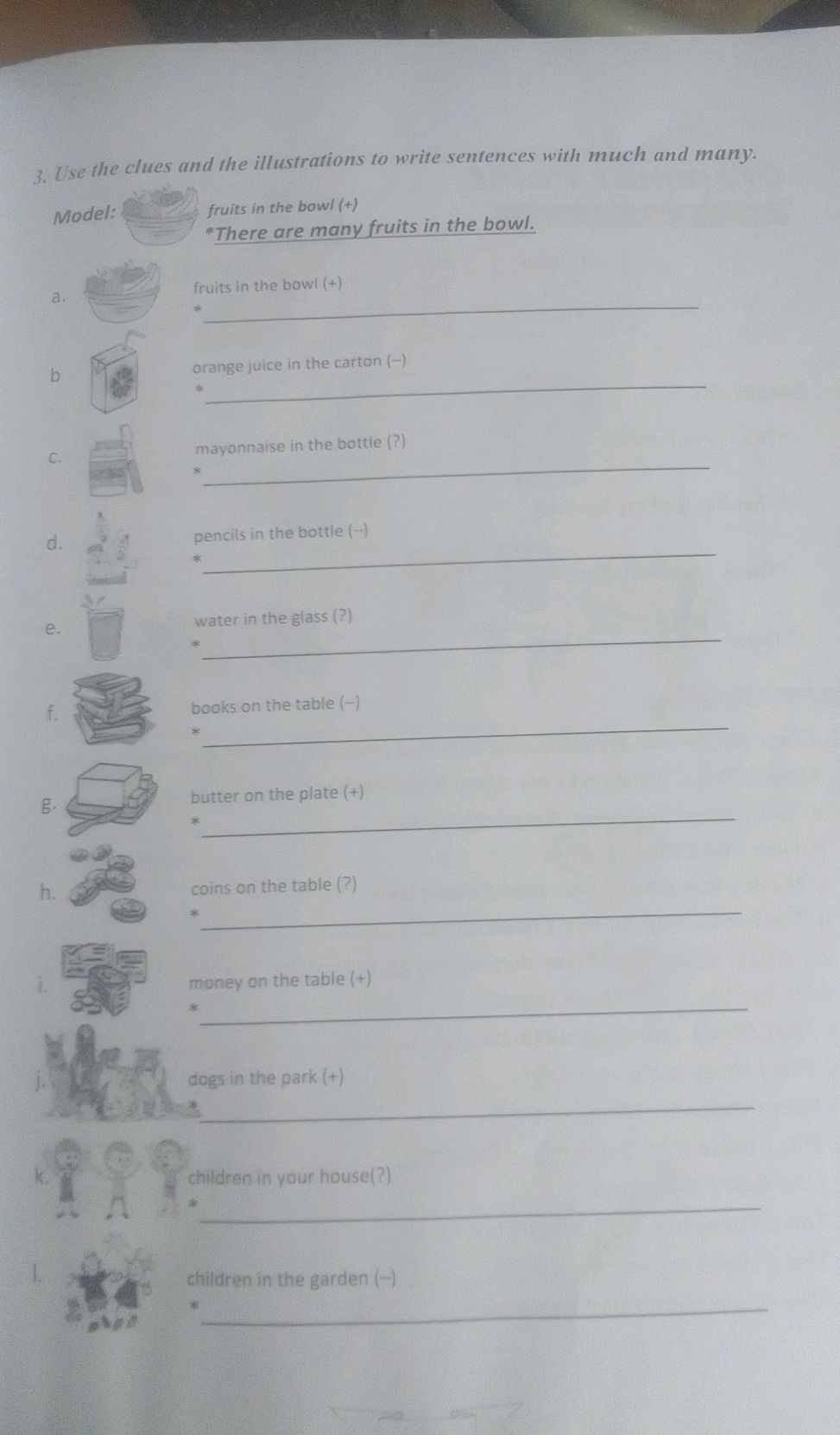 3. Use the clues and the illustrations to | StudyX