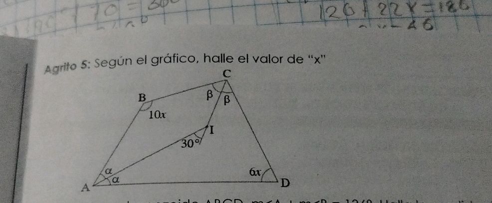 Agrito 5: Según el gráfico, halle el valor | StudyX