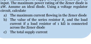 Using a voltage regulator circuit, | StudyX