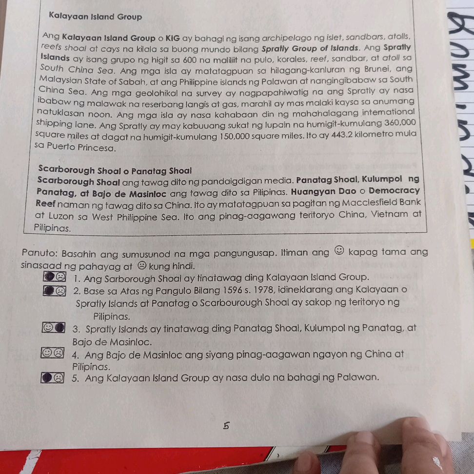 Panuto: Basahin ang sumusunod na mga | StudyX