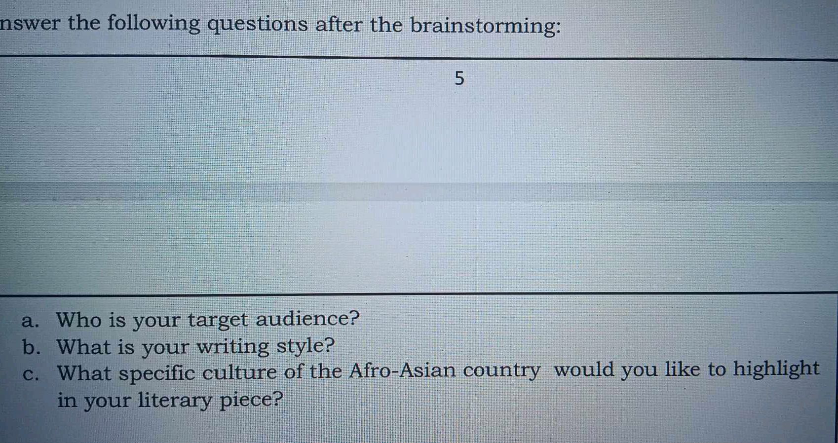 a. Who is your target audience? b. What is | StudyX