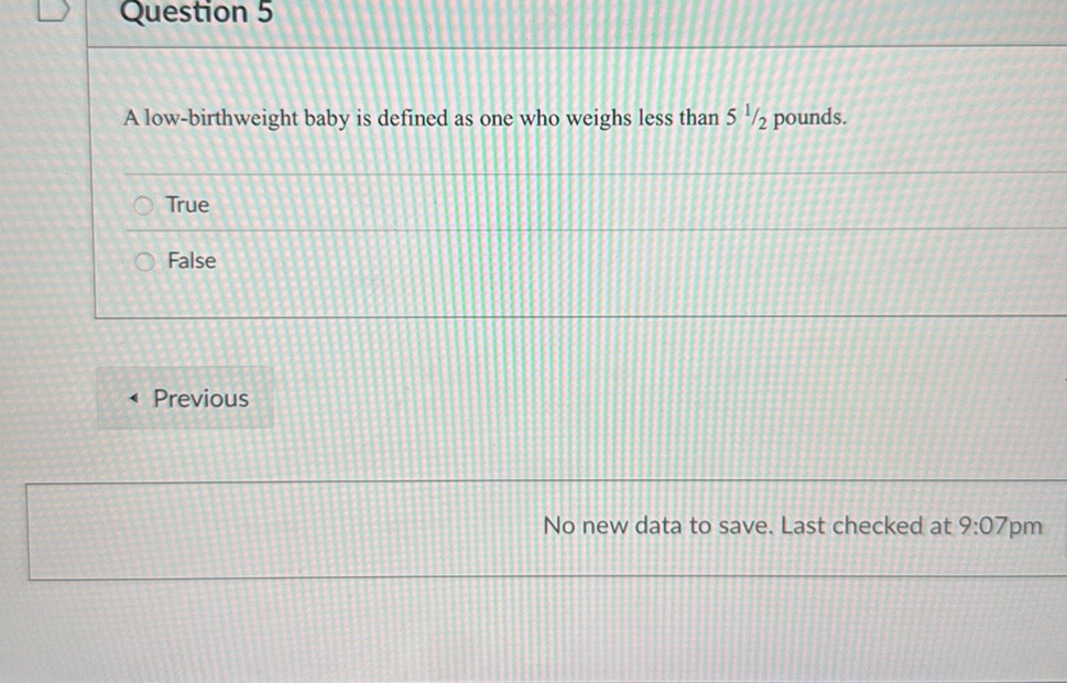 A low-birthweight baby is defined as one who