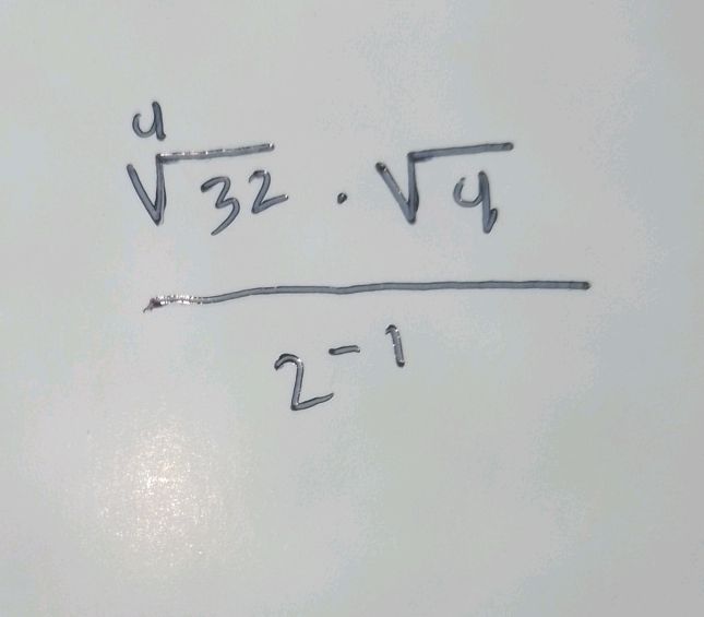 Simplify the expression: \sqrt[4]{32} \cdot | StudyX