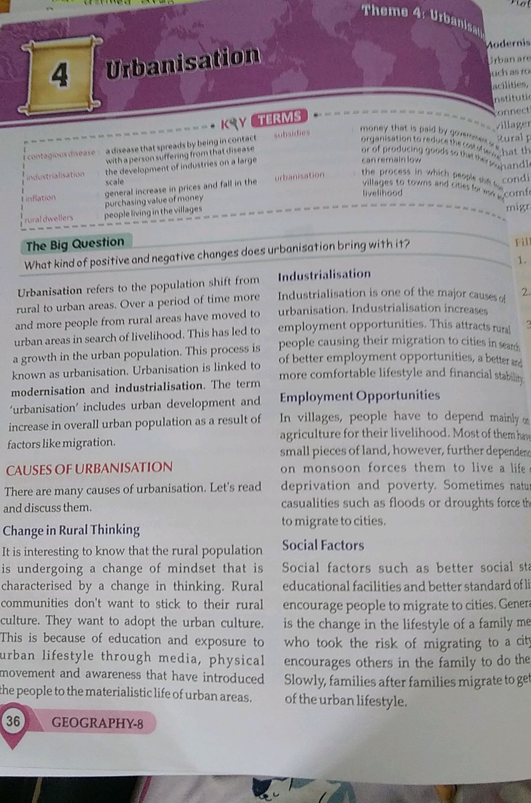 What kind of positive and negative changes | StudyX