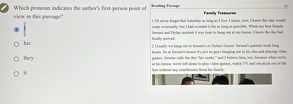 Which pronoun indicates the author's | StudyX