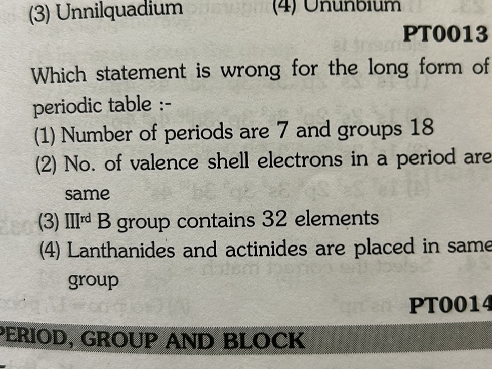 Which statement is wrong for the long form | StudyX