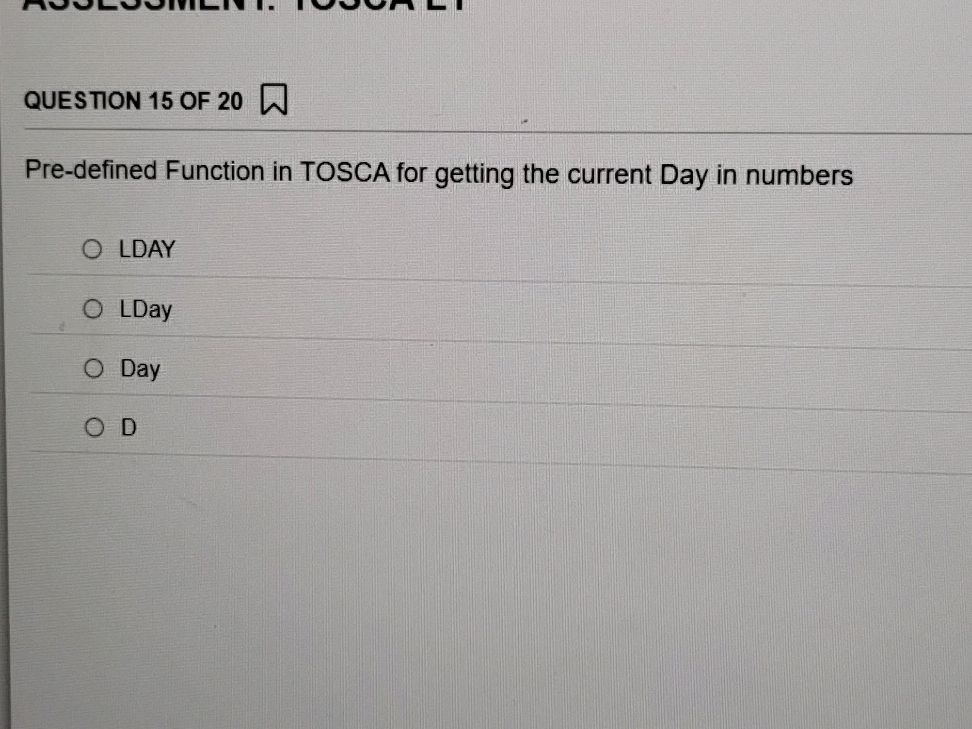 Pre-defined Function in TOSCA for getting