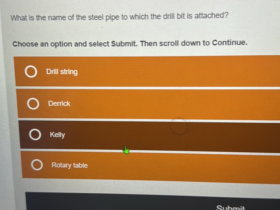 What is the name of the steel pipe to which | StudyX