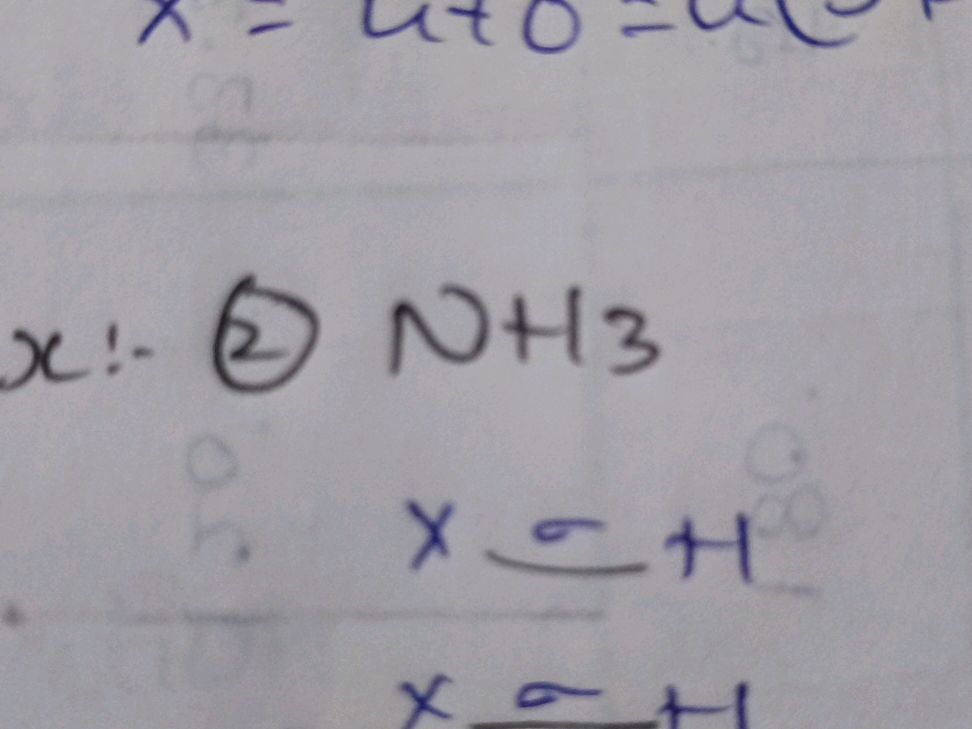 Ammonia (NH3) and Factorial Notation | StudyX