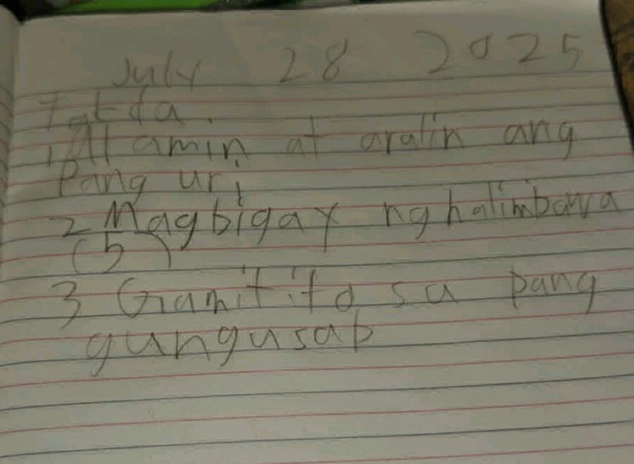 Jatda. 1. Ial amin at aralin ang Pang uri 2. | StudyX