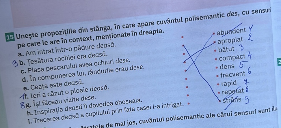 15 Unește propozițiile din stânga, în care | StudyX
