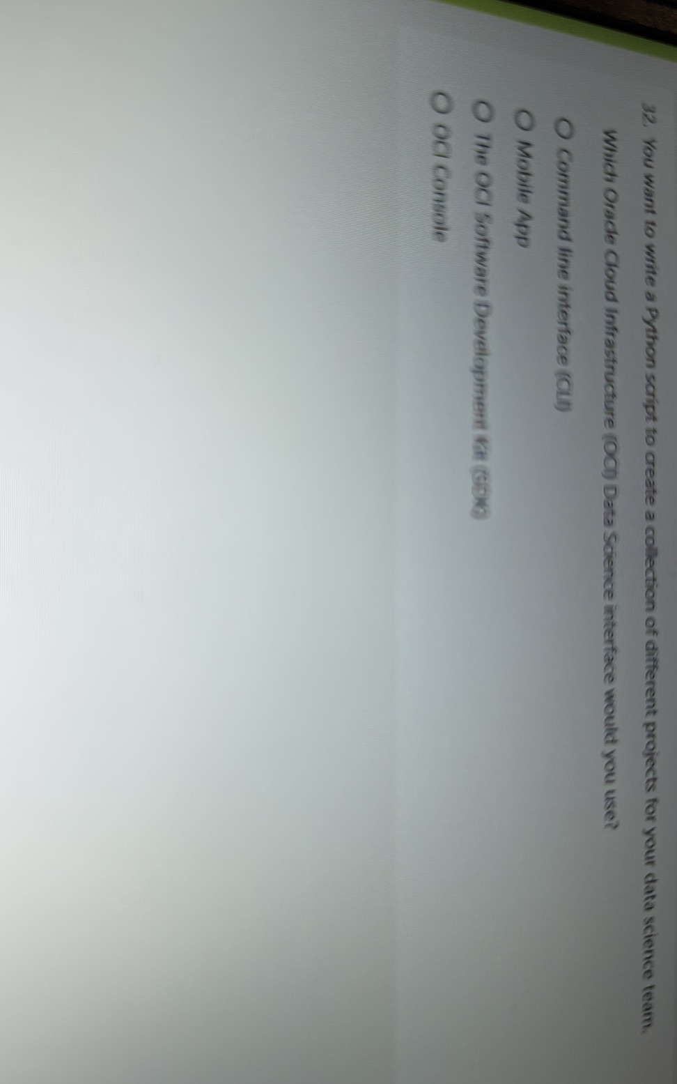 32. You want to write a Python script to | StudyX