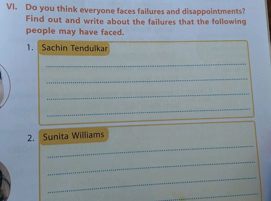 VI. Do you think everyone faces failures and
