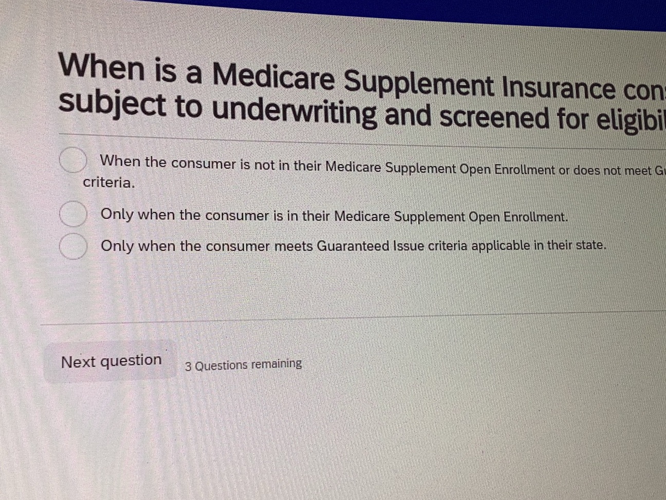 When is a Medicare Supplement Insurance