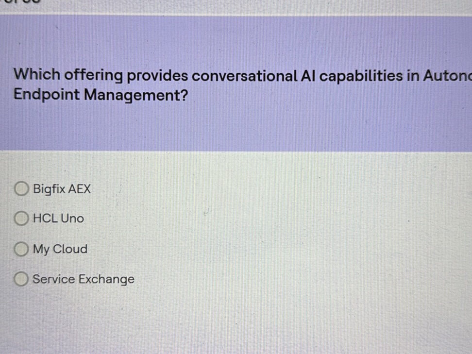 Which offering provides conversational AI