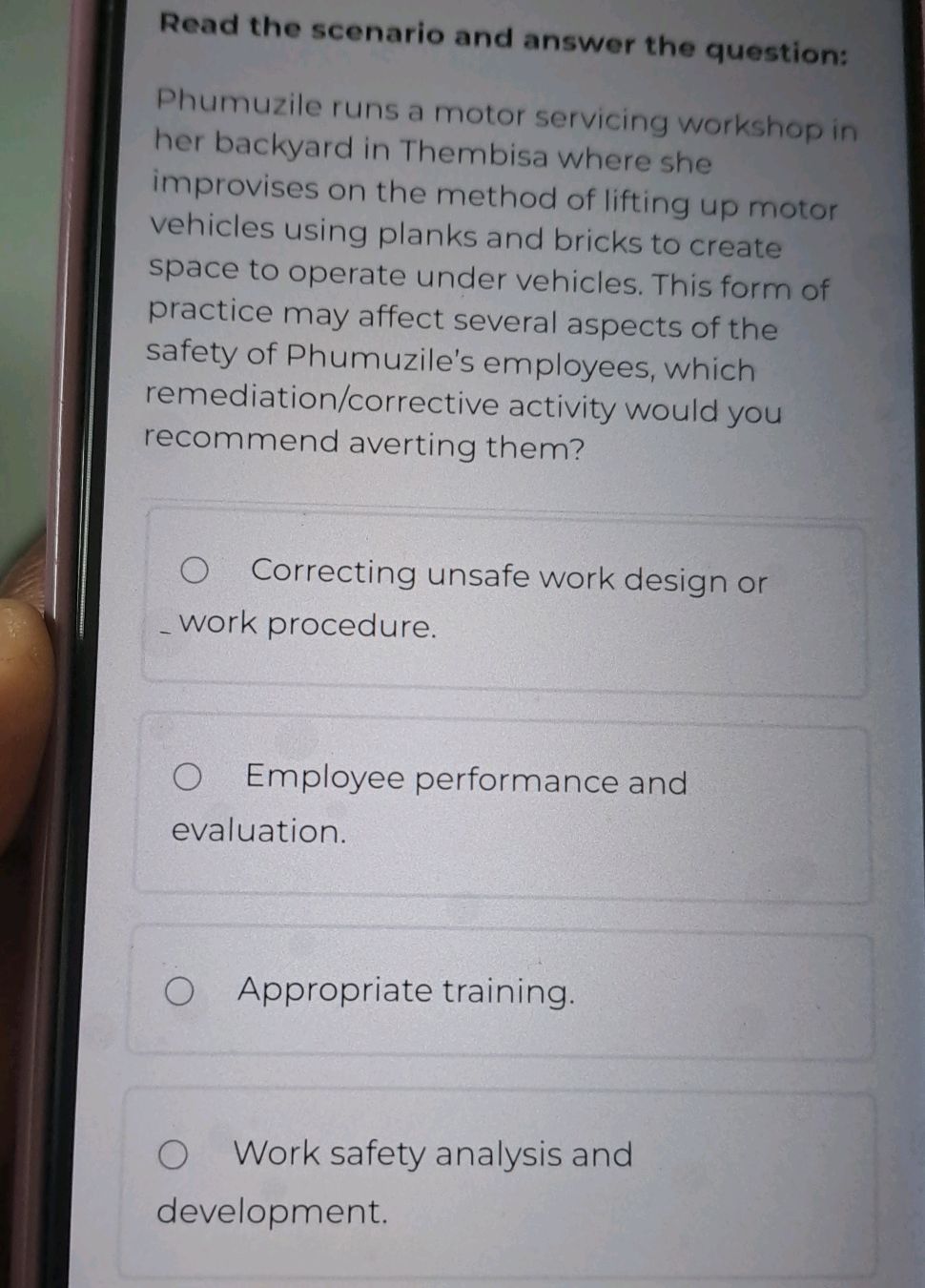 Read the scenario and answer the question: | StudyX