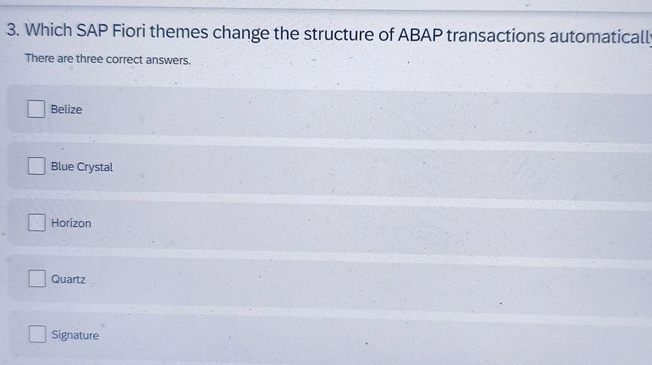 Which SAP Fiori themes change the structure