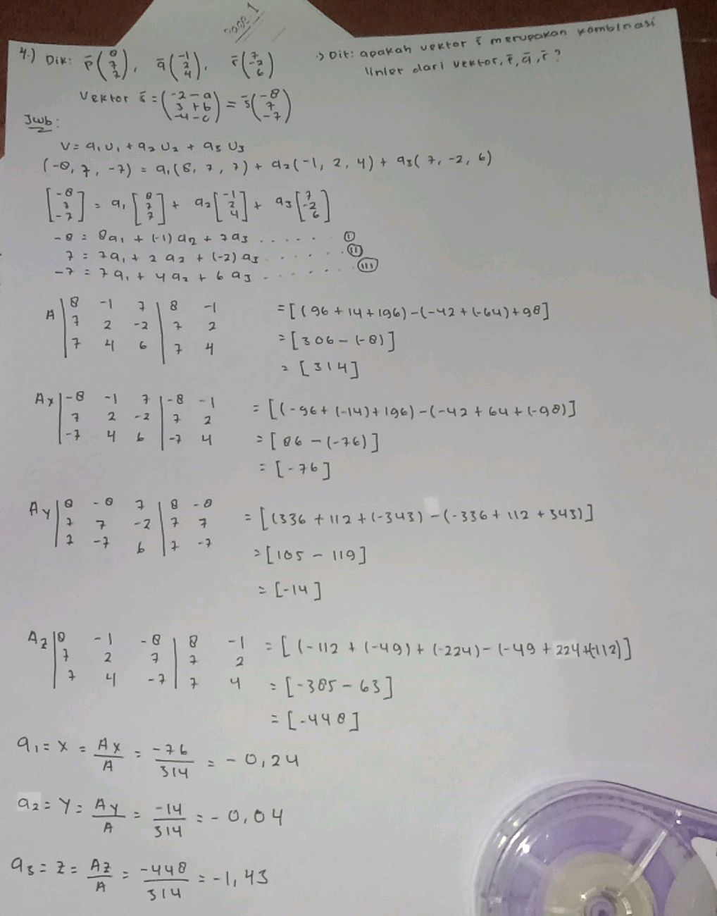 4.) Dik: $ {p} ( {l}0 7 7 ), {a} ( | StudyX